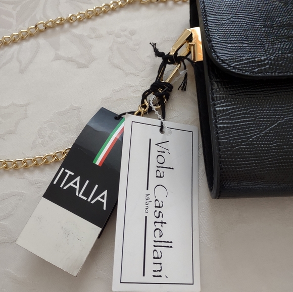 Viola Castellani | Bags | New Viola Castellani Luxury Italian Leather ...